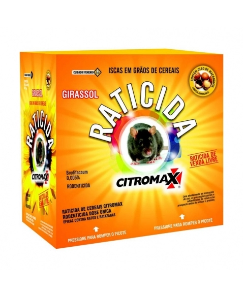 RATICIDA GIRASSOL CITROMAX 1KG