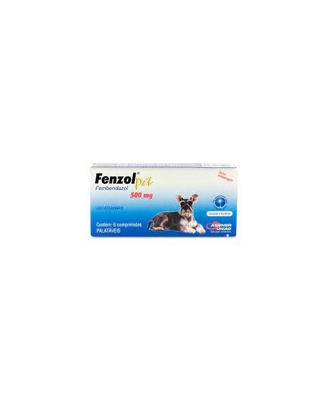 FENZOL PET 500MG COM X 6